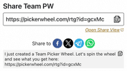 Team Picker Wheel - Randomize a List of Names into Group