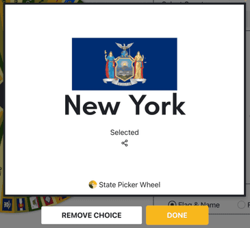 State Picker Wheel - Pick a Random State with Wheel
