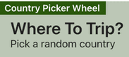 Country Picker Wheel - Pick a Random Country with Spinner