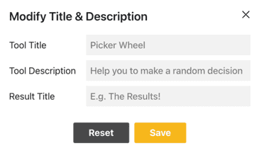 Letter Picker Wheel - Generate Random Letter from A to Z