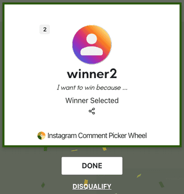 Instagram Comment Picker Wheel - Giveaway Generator