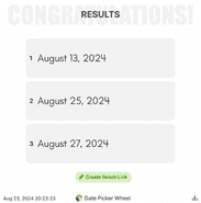 Date Picker Wheel - Generate Random Date by Spinning