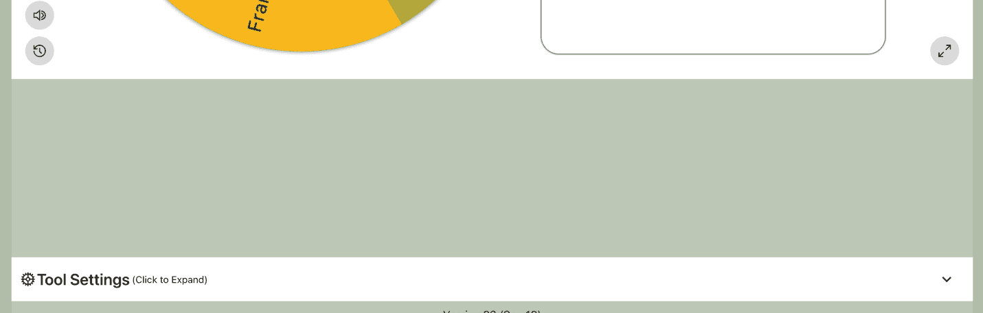 Letter Picker Wheel - Generate Random Letter from A to Z